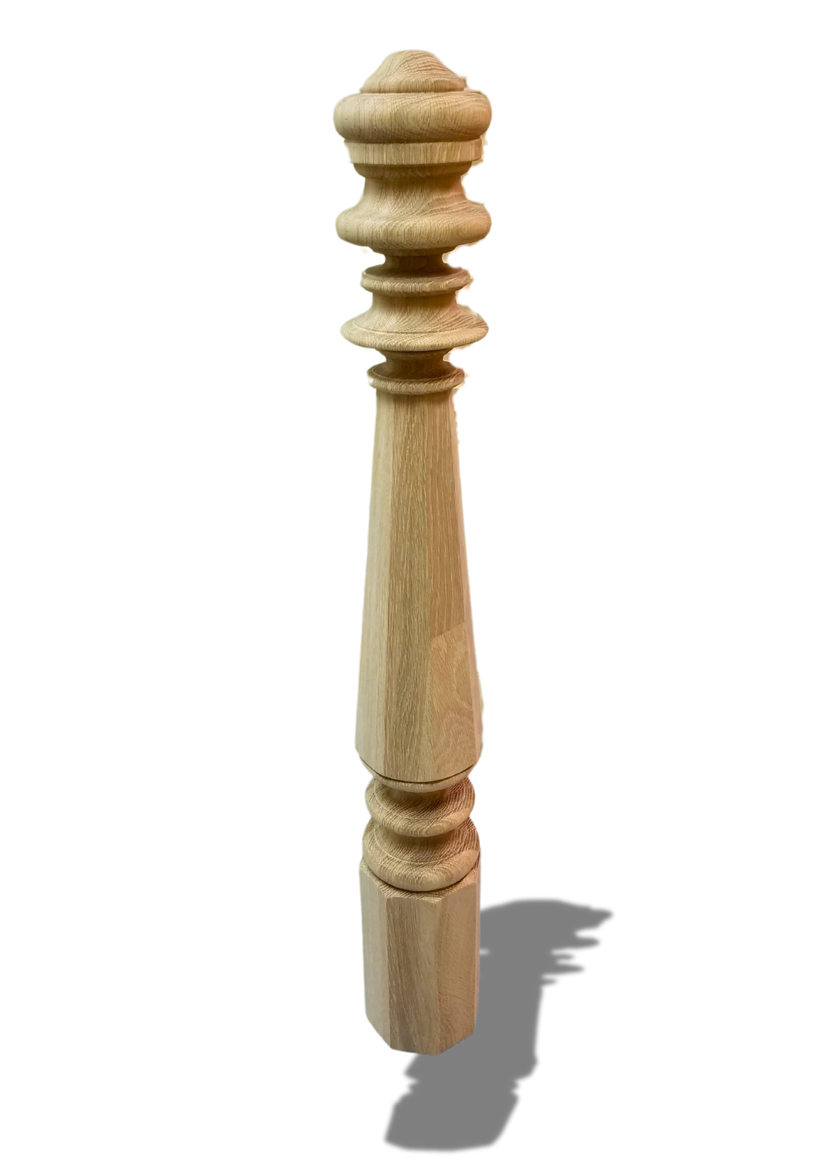 Greek Octagonal Newel Post - Wood Carved Shop