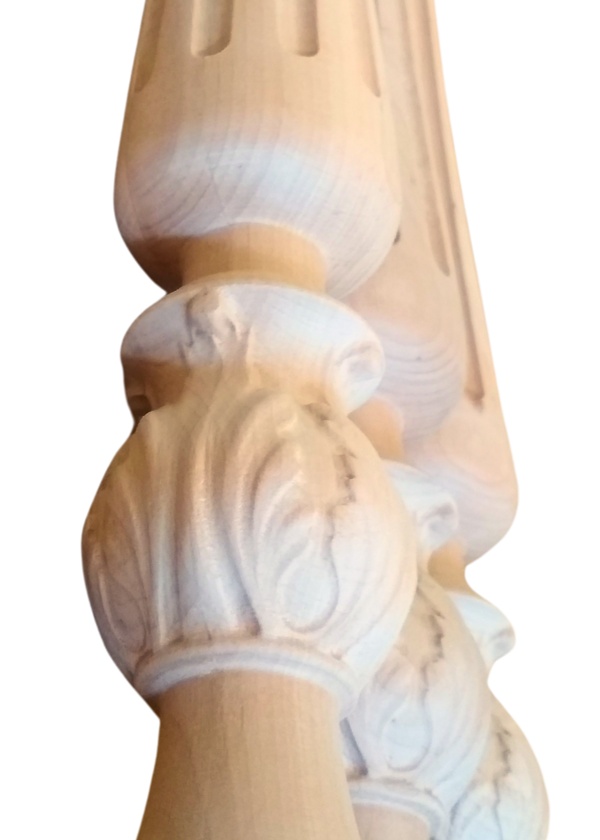 Buy Delicate Fluted Baluster - Wood Carved Shop