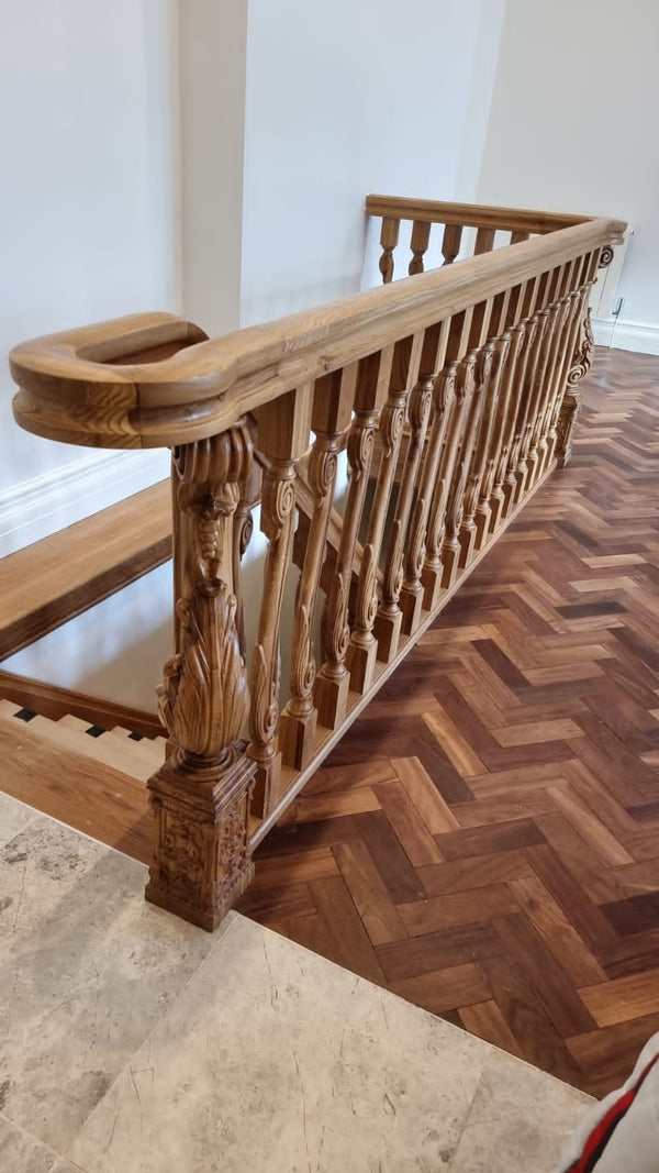 Elegant French Style Baluster for Staircase - Wood Carved Shop