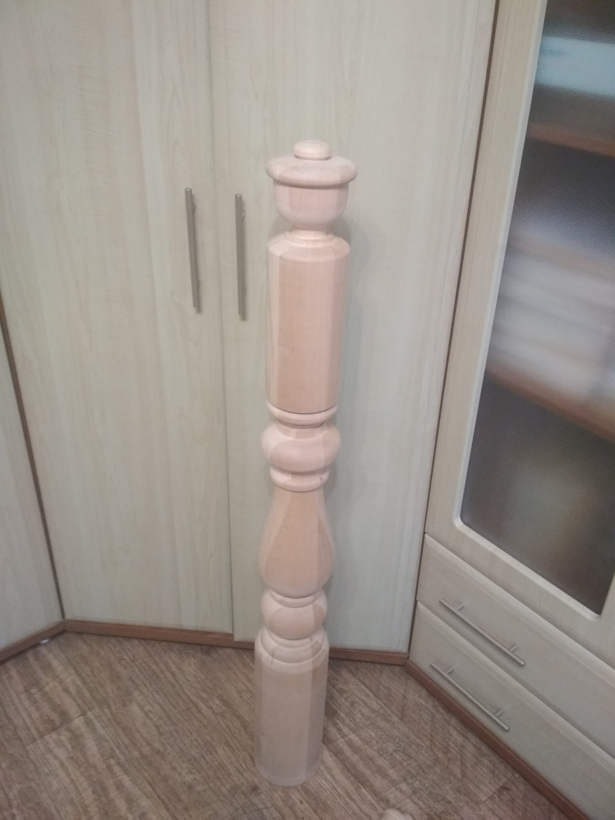 Customize Your Stairs with a Round Newel Post - Wood Carved Shop