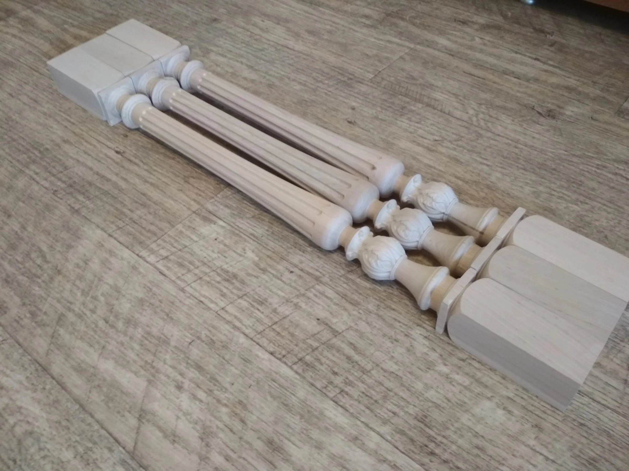 Delicate Fluted Baluster - Wood Carved Shop