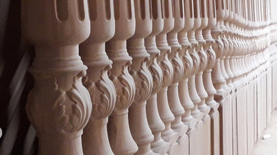 Buy Delicate Fluted Baluster - Wood Carved Shop